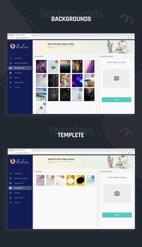 photo editor text on photo flutter app flutter web admin panel by