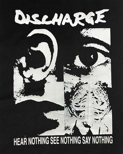 Discharge Back Patch Two Option Etsy