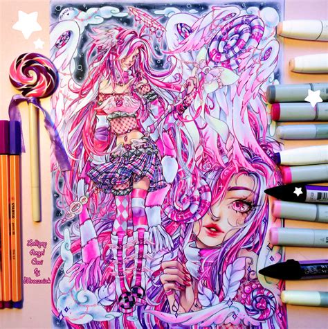 Lollipop Angel Ceci ~ Coloring Video By Mroczniak On Deviantart