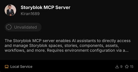 Storyblok Mcp 服务器 Mcp Servers · Lobehub