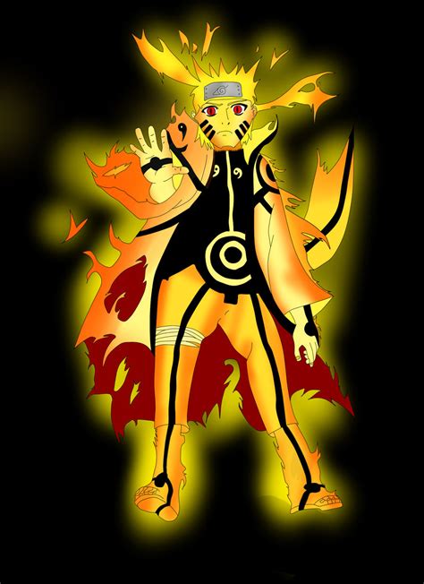 Naruto Kurama Chakra Mode By Inmoeview On Deviantart