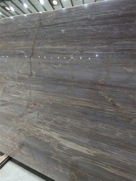 Evershine Smoky Crystallo Polished Marble Slab For Flooring 18mm At