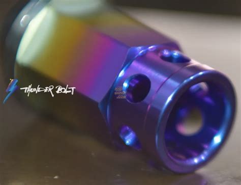 Thunder Bolt Racing Series By Js Design Lug Nut Set Titanium 20pc