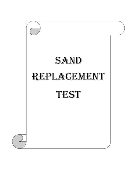 Determination Of Field Density Using Sand Cone Method Jameel Academy