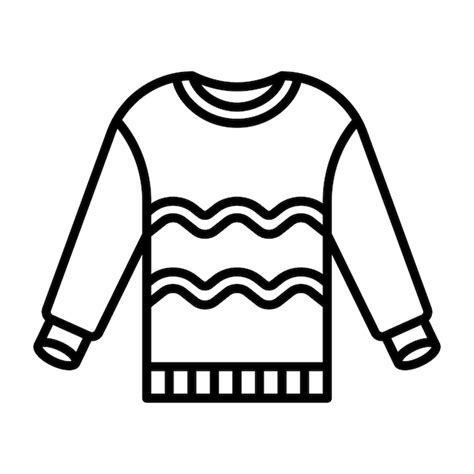 Sweater Vector Illustration Style Premium Vector