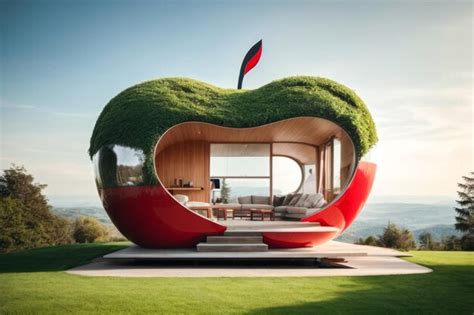 Premium Photo Apple House Perfect And High Quality
