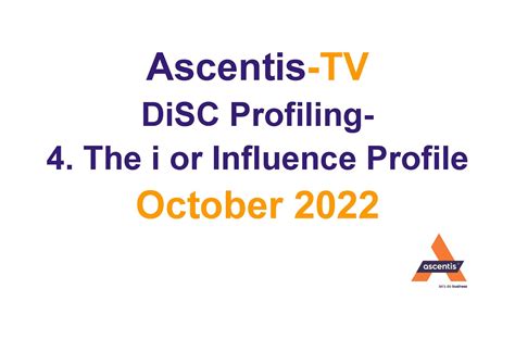 Atv Disc Profiling 4 About The I Personality Type