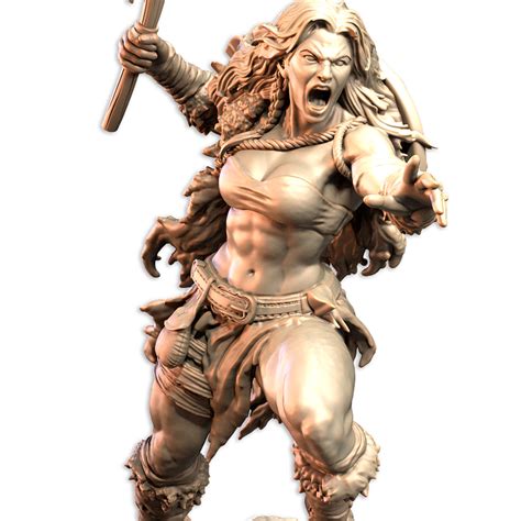 3d Printable Thyra Stormaxe And Fang By Ismael Panadero Garcia