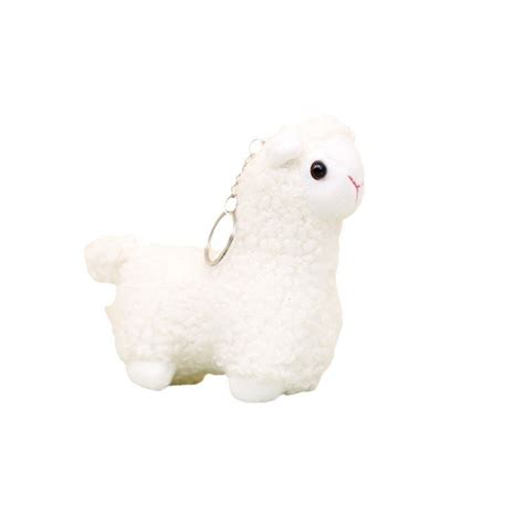 Cute Stuffed Alpaca Keychain Plush Toy Adorable Llama 12cm Decoration Bag Shopee Philippines