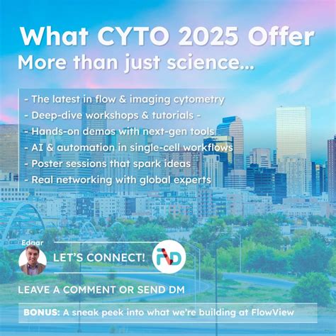 Cyto2025 Flowcytometry Cytometryconference Flowview Diagnostics