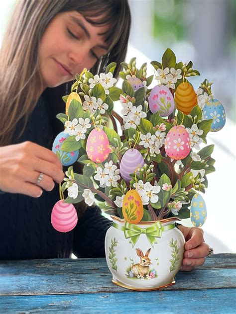 Easter Egg Tree Pop Up Decoration Freshcut Paper