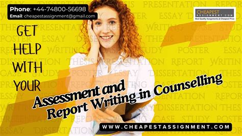 Assessment And Report Writing In Counselling Best Assignment Writers