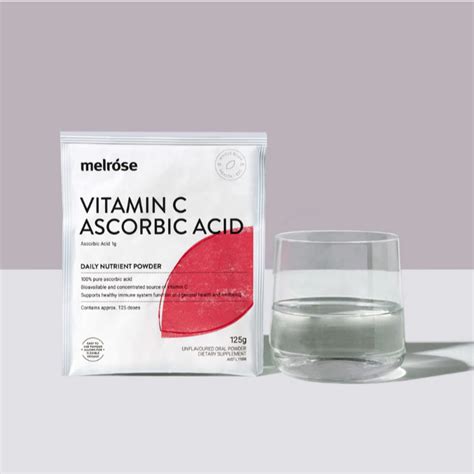 Jual Melrose Vitamin C Ascorbic Acid Powder 125g Shopee Indonesia