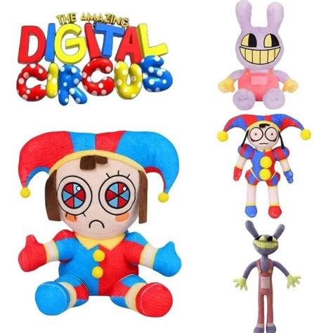 The Amazing Digital Circus Doll Plush Toy Soft Animated Circus Doll