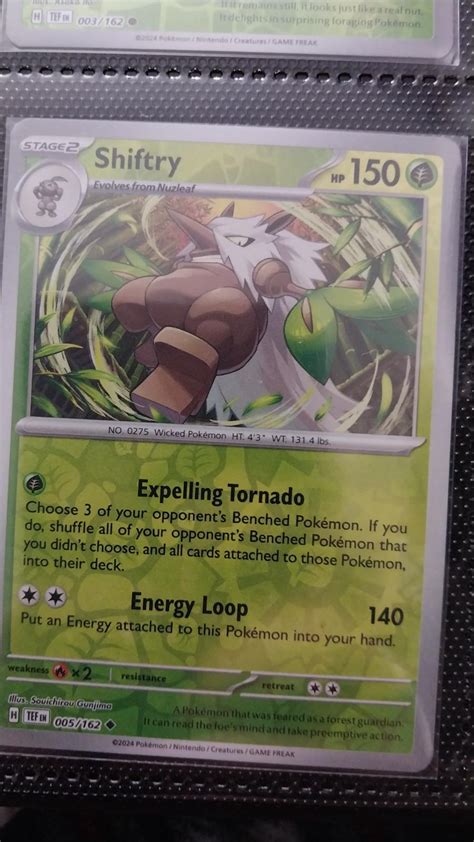 Shiftry [reverse Holo] 5 Prices Pokemon Temporal Forces Pokemon Cards