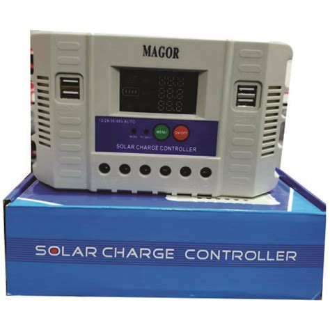 Magor India 60amp Solar Charge Controller Pwm Dc 12v 24v 36v 48v Newvital Cctv Solar