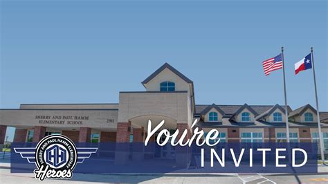 Rockwall Isd To Host Dedication Ceremony For Sherry And Paul Hamm Elementary School Blue