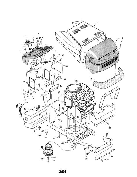 Murray Lawn Tractor Diagram At Amy Hartzell Blog