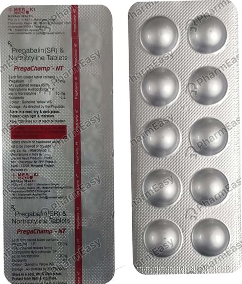 Buy Pregachamp Nt Strip Of 10 Tablets Online At Flat 15 Off Pharmeasy