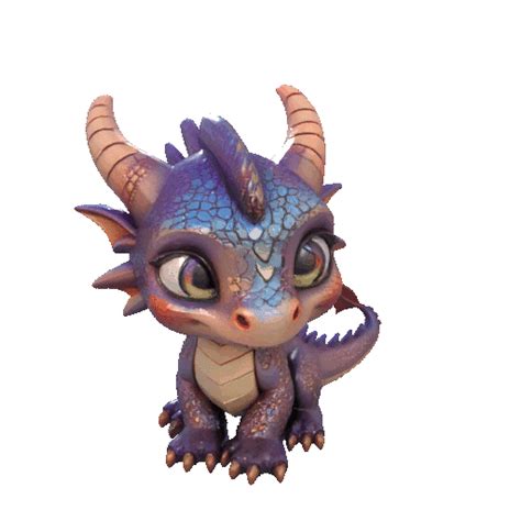 🐉 Chibi Dragon 14・ Stl File For 3d Printing・cults