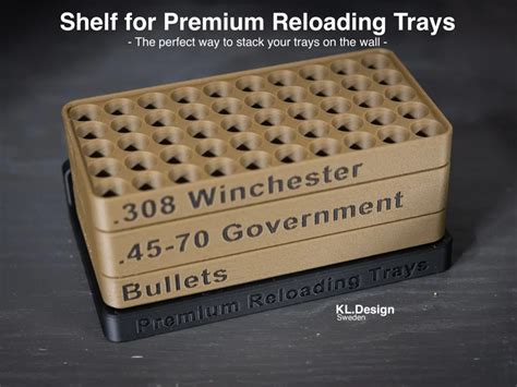 Shelf For Premium Reloading Trays Free 3d Print Model Makerworld