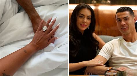 A First Look At Ronaldos Engagement Ring For Georgina Rodriguez