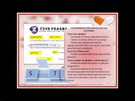 How To Read Your Prescription Label Spanish Youtube