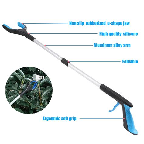 Grabber Reacher Tool Trash Picker Arm Extension For Wheelchair And