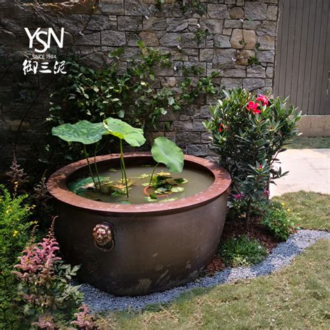 景德镇大缸加固加厚陶瓷水缸鱼缸养睡莲荷花莲花庭院缸造景花园虎窝淘