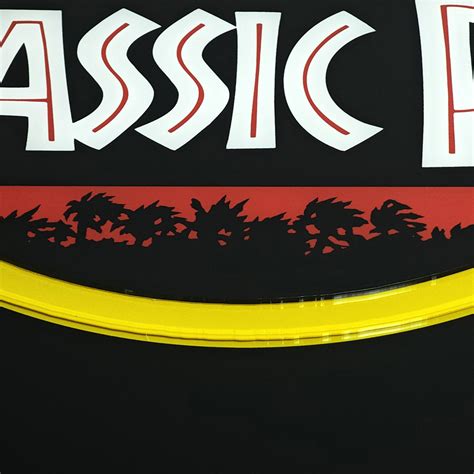 Jurassic Park Theatrical Poster Multi Layer Acrylic Vice Press