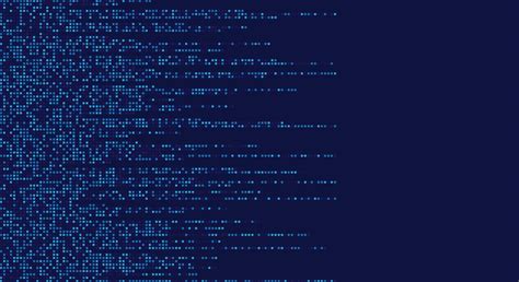 Digital Data Square Blue Pattern Digital Technology Background