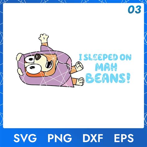 Bluey Rita Svg Png Dxf Eps Instant Download