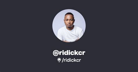 Ridickcr Twitter Instagram Twitch Linktree