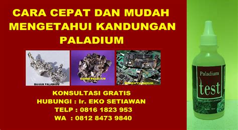 Kimia Pendeteksi Emas Pengolahan Emas Sistim Tong Sianida