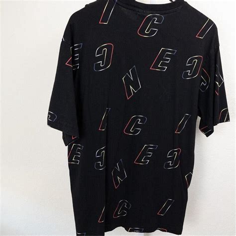 Nicce Black Mens Alpha Logo Tee Shirt Medium Good Depop