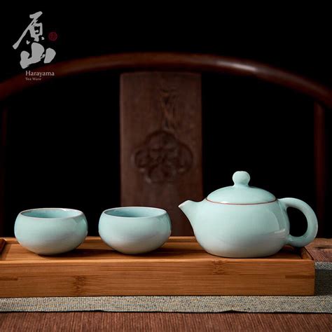 原山非遗汝瓷汝窑西施茶壶茶杯陶瓷功夫茶具套装 福慧一壶两杯礼盒装【图片 价格 品牌 评论】 京东