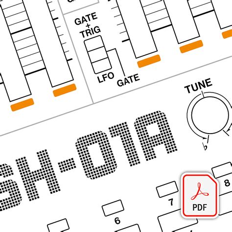 Roland Sh 01a Beautifully Illustrated Blank Patch Sheet Pdf Reverb