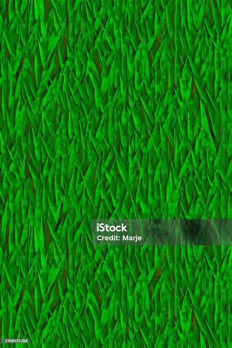 Green Grass Background Cartoon Comic Book Style Stock Illustration Download Image Now