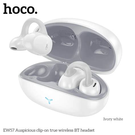 HOCO EW57 Clip-on True Wireless Bluetooth Earphone – White Color ...