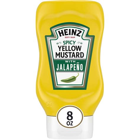 Heinz Spicy Yellow Mustard With Jalapeno 8 Oz Delivery Or Pickup Near