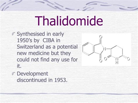 Ppt Thalidomide Powerpoint Presentation Free Download Id3090273