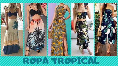 Moda Tropical 2021 😍 Ropa Tropical 💖 Tropical Clothing Youtube