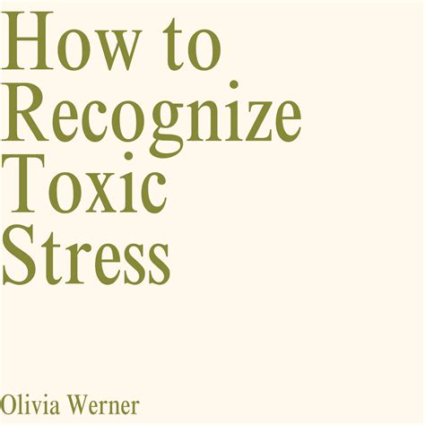 How To Recognize Toxic Stress Audiobook Librofm