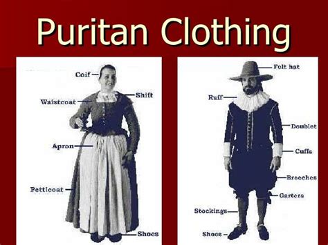 Puritan Clothing 1692