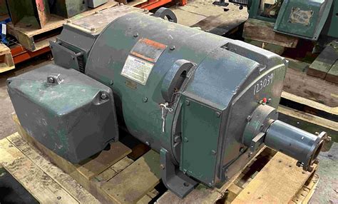 40 Hp 8501700 Rpm 500 Volt General Electric Cd368at Compound