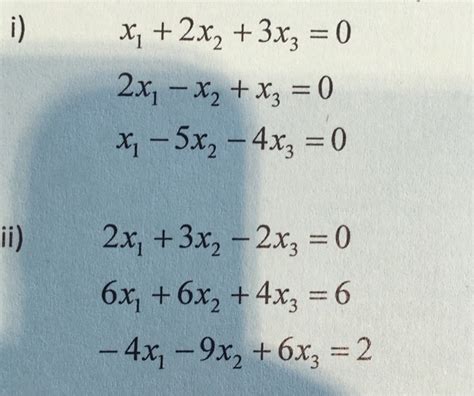 solved solve the system of equations by row echelon or row