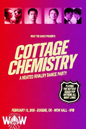 Cottage Chemistry A Heated Rivalry Dance Party Tickets Feb 13 2026 Wow Hall Eugene