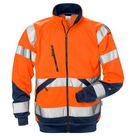 Fristads High Vis Class 3 Sweat Jacket 7426 Shv 126534