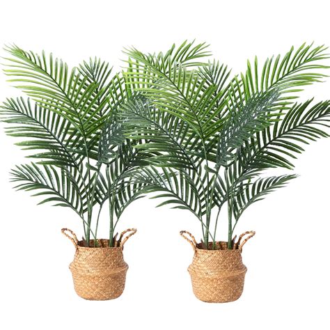 Ferrgoal Artificial Areca Palm Plants 3 6ft Fake Dypsis Lutescens Tree