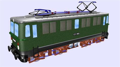 3d Class E11 Electric Locomotive Model Turbosquid 1707669